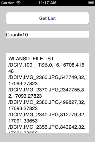 FlashAir Developers - Getting A List of Contents