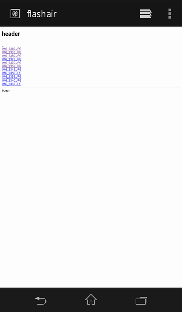 FlashAir Developers - Getting A List of Contents 2