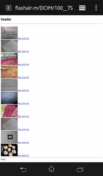 FlashAir Developers - Displaying Thumbnails